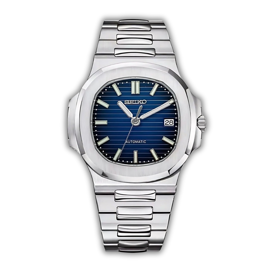 Seiko Mod Nautilus Blue | Luxury Mods
